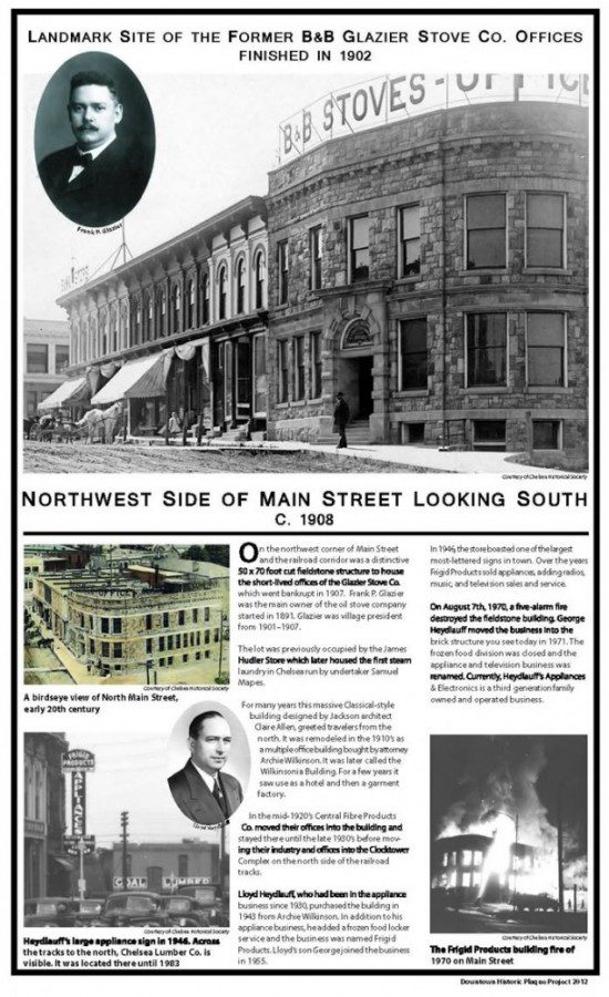 Chelsea, Michigan Historic Plaques | Chelsea Michigan | chelseamich.com
