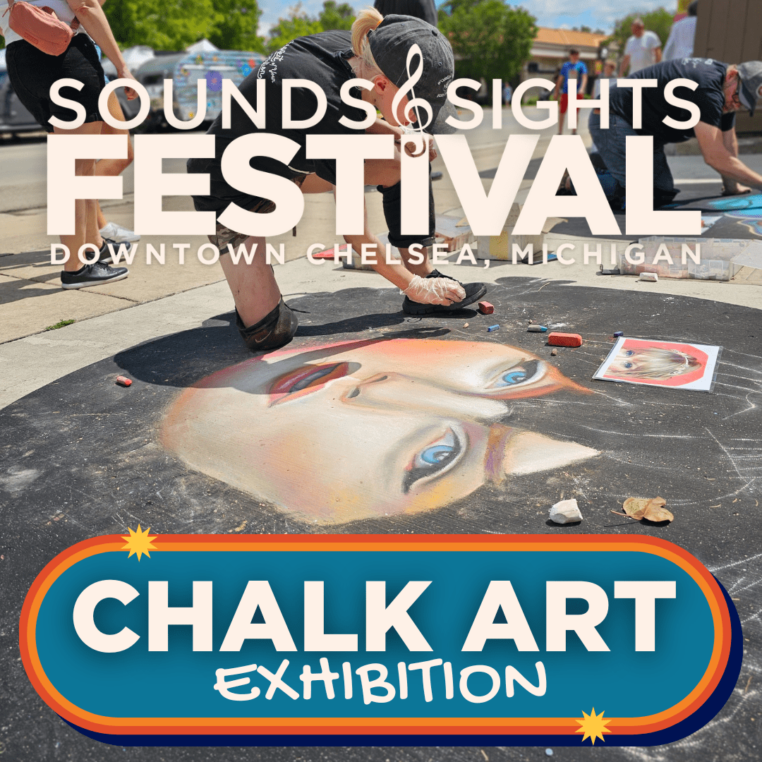 Chalk Art Exhibition | Chelsea Michigan | chelseamich.com