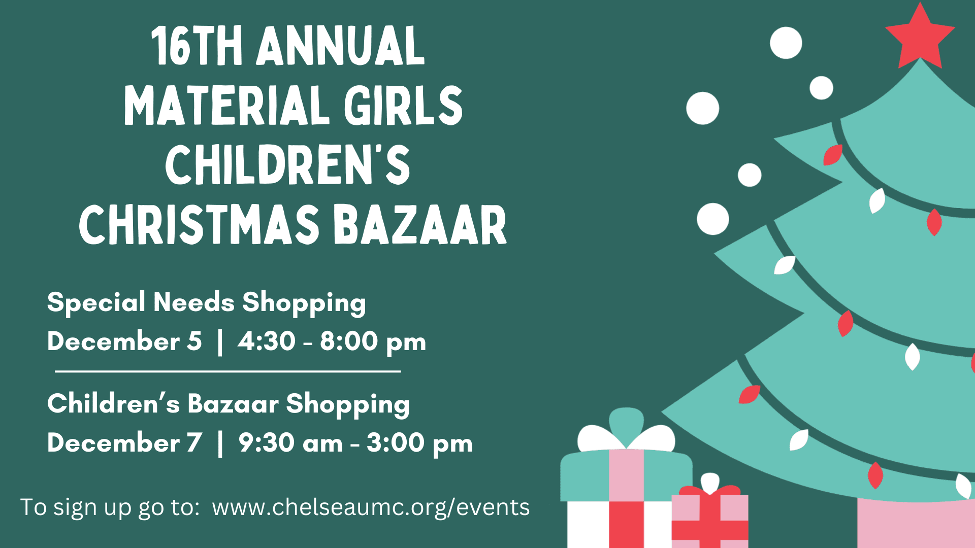 2024 Chelsea Children's Christmas Bazaar | Chelsea Michigan ...