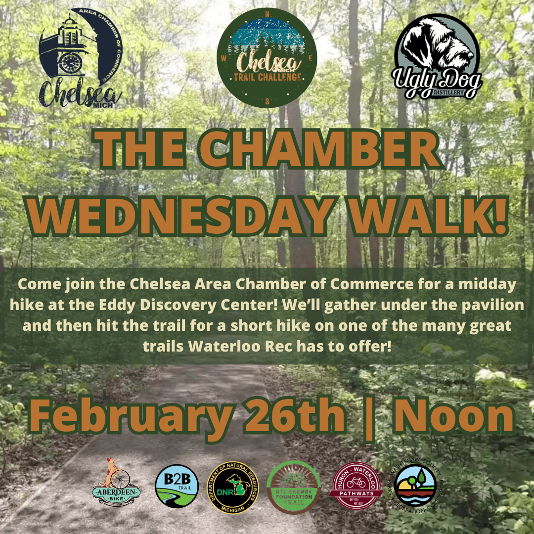 Chelsea Trail Challenge | Wednesday Walk | Chelsea Michigan ...