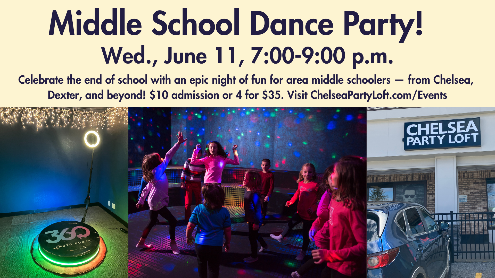 Middle School Dance | Chelsea Michigan | chelseamich.com