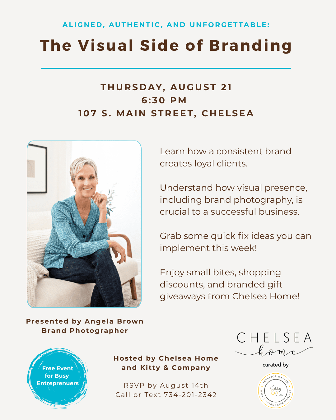 Aligned, Authentic, and Unforgettable: The Visual Side of Branding | Chelsea Michigan ...