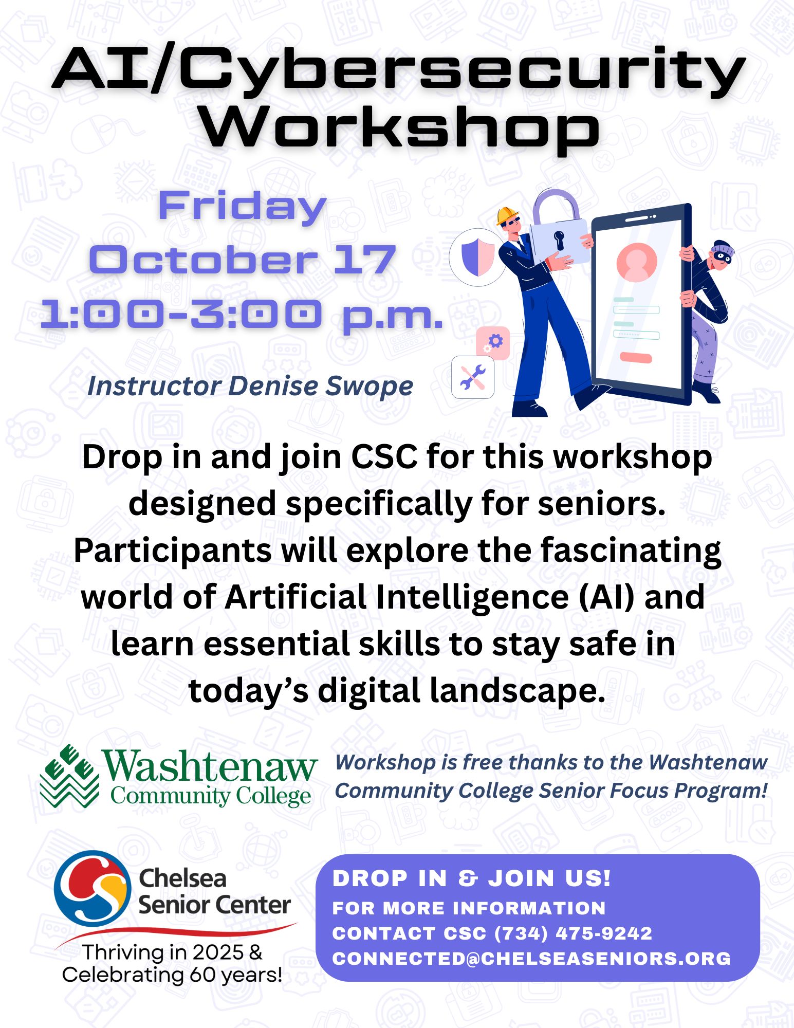 AI/Cybersecurity Workshop | Chelsea Michigan | chelseamich.com