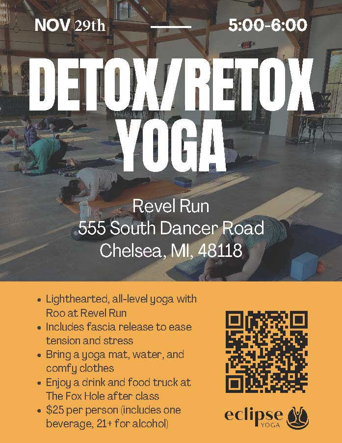 Yoga at Revel Run | Chelsea Michigan | chelseamich.com