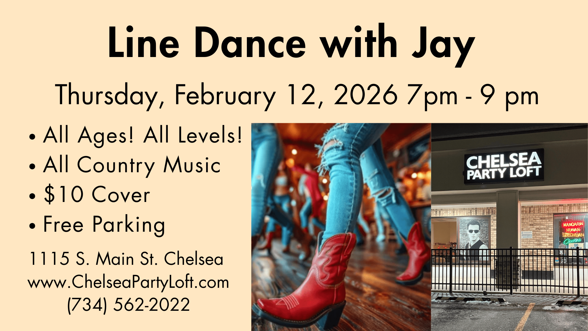 Line Dance with Jay | Chelsea Michigan | chelseamich.com